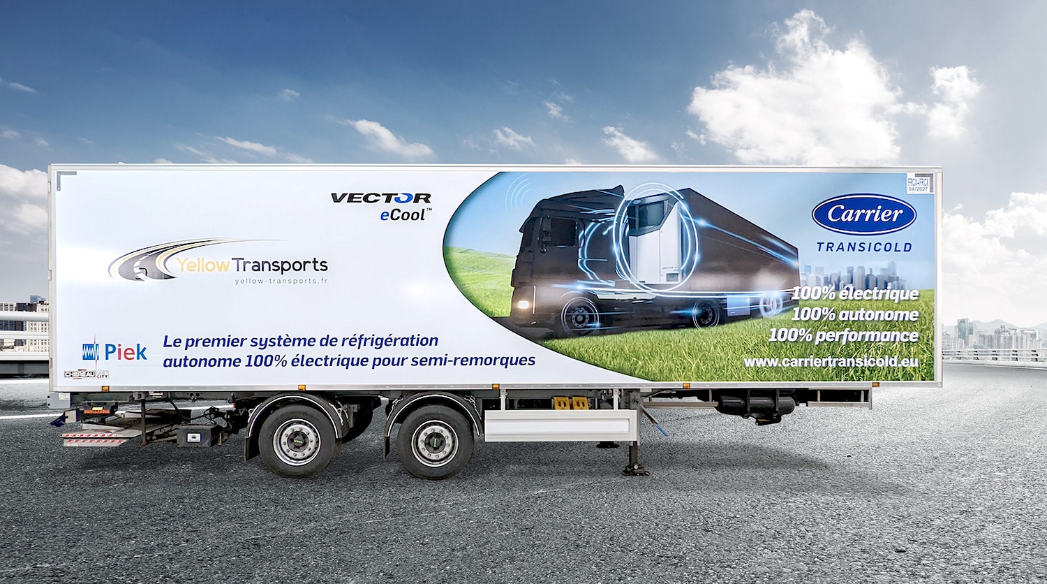 Vector eCool, de Carrier Transicold permet de réduire de 75% le rejet ...